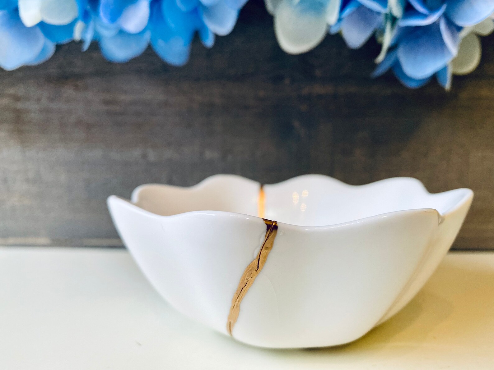 Kintsugi Bowl Lotus Flower Bowl Kintsugi Fall Gifts - Etsy