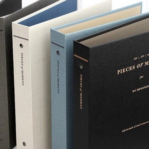 Sticky Photo Album 4 Colors Ring Binder Type Linen Scrapbook Free Size ...