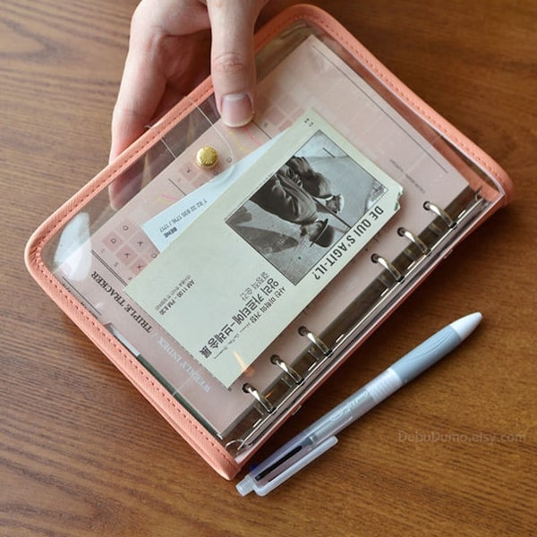 Clear Cover Binder - Etsy