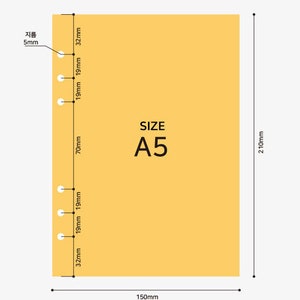 6 Ring Premium Binder 9 Types Modern Classy Look Color Binder/ A5 ...