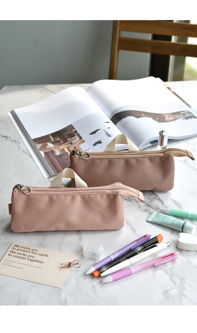 Unique Design Mesh Pencil Case 4 Colors Compact Travel Pouch - Etsy