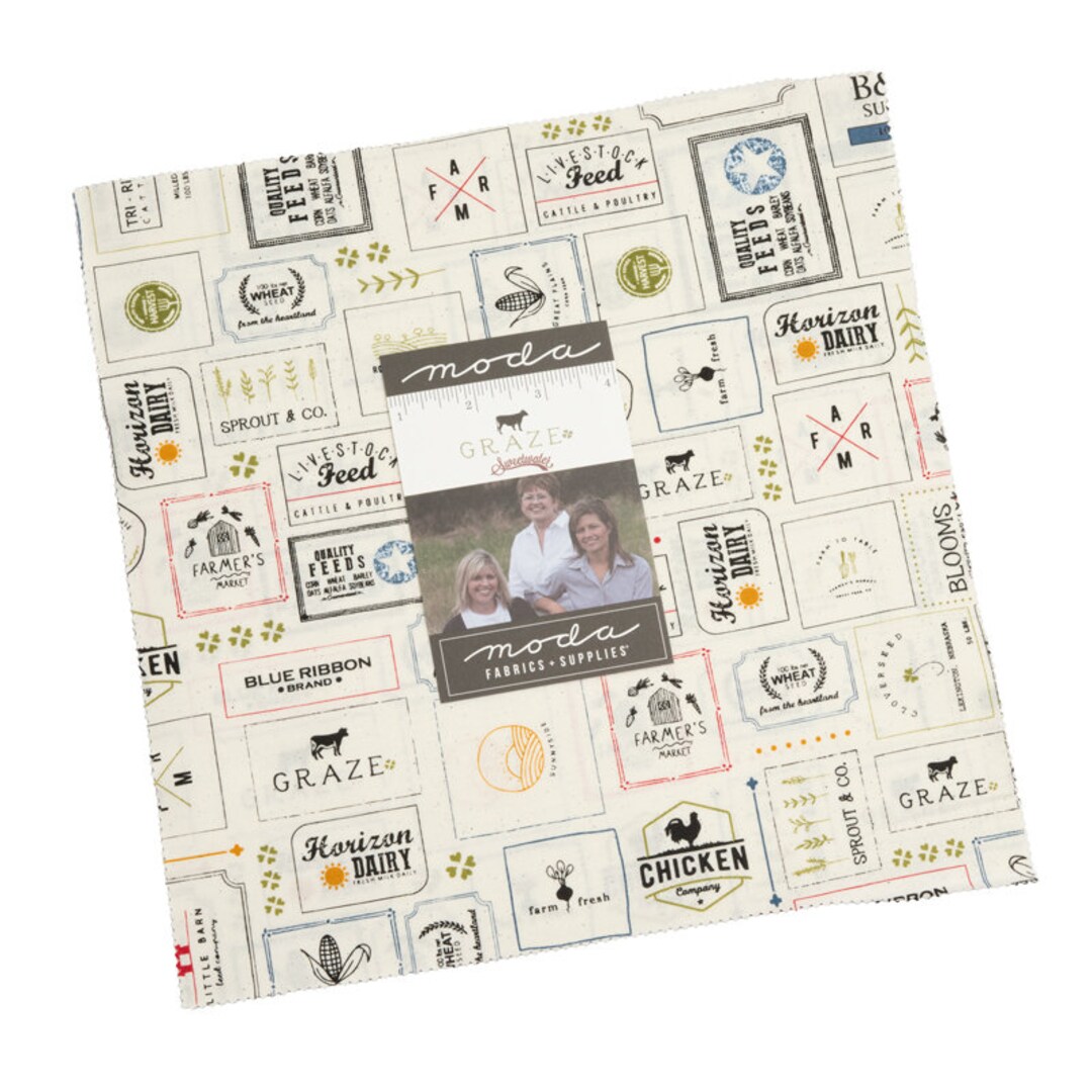 Moda Fabrics - GRAZE - Quilt Fabric-by-the-layer Cke by Sweet Water ...