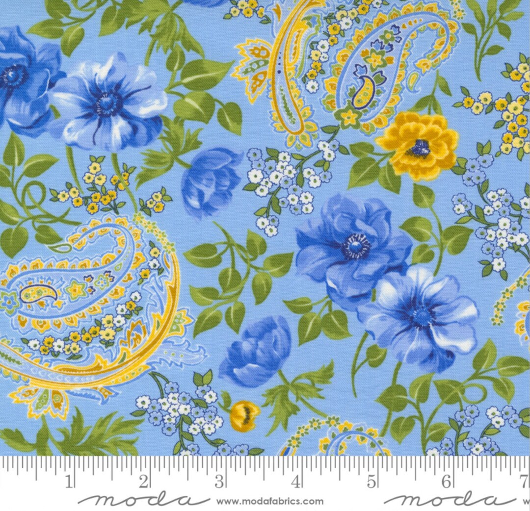 Moda SUMMER BREEZE Quilt Fabric-by-the-1/2 Yard by MODA - Etsy