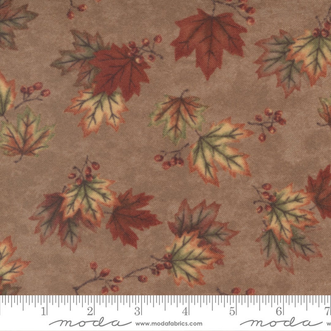 Moda Fabrics - FALL MELODY FLANNEL - Quilt Fabric-by-the-1/2 Yard by ...