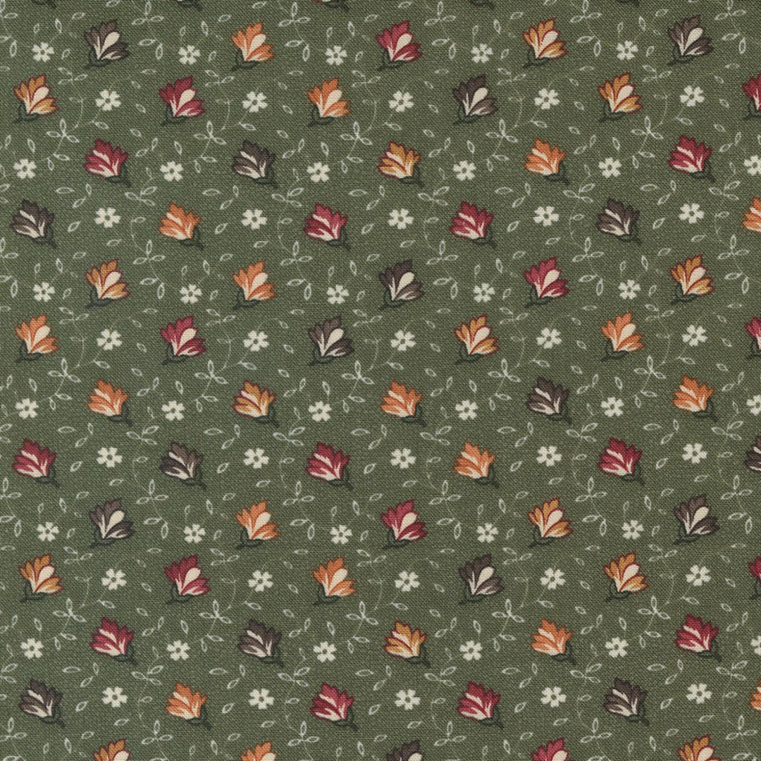 Moda - FLUTTERING LEAVES - Quilt Fabric-by-the-1/2 Yard by Kansas ...