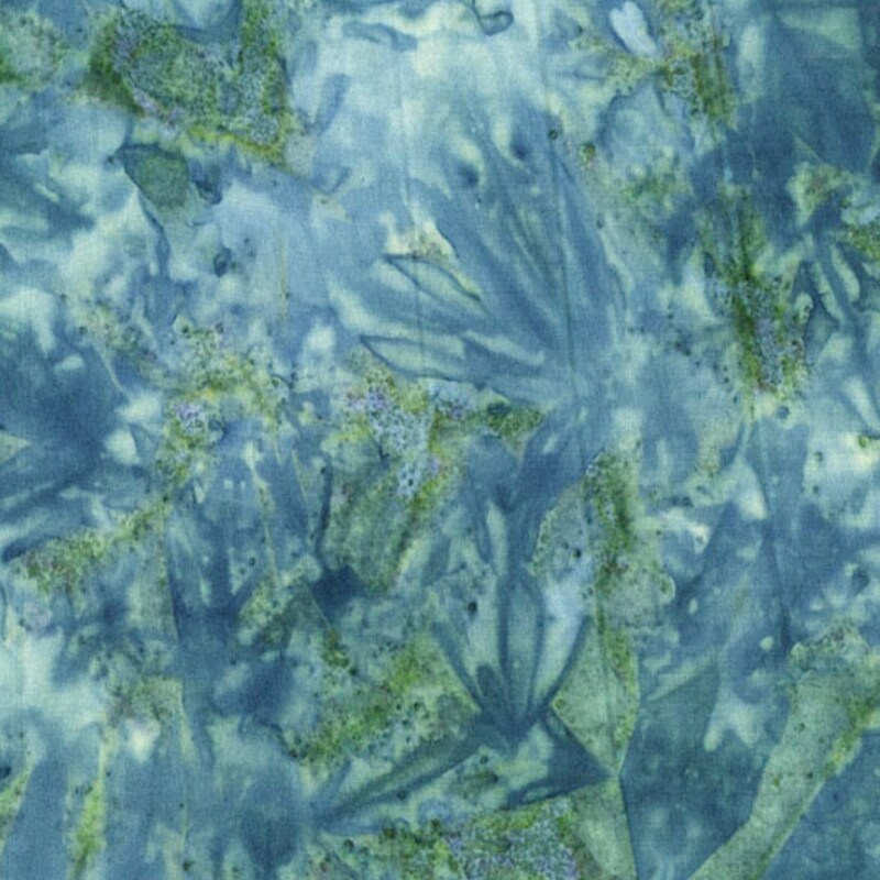 Splash Teal Batik Fabric - Etsy