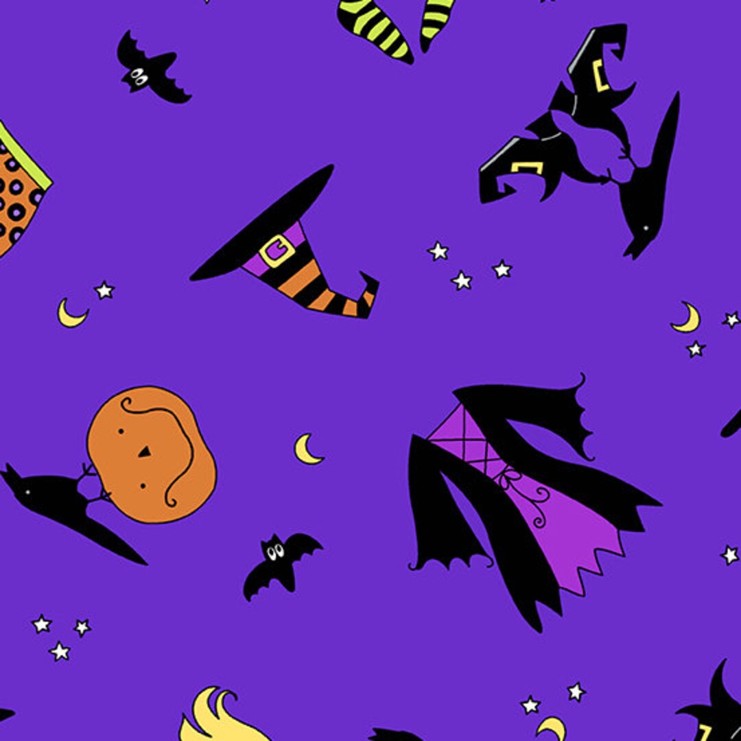 Andover Fabrics HOCUS POCUS Quilt Fabric-by-the-1/2 Yard by Kim ...