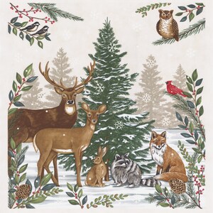 Moda WOODLAND WINTER Quilt Fabric-by-the-1/2 Yard by Deb Strain 56097 ...