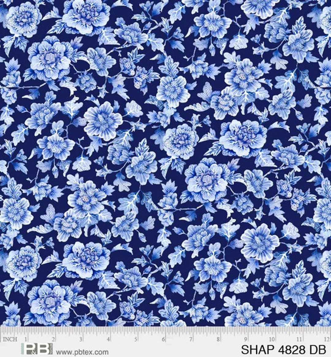 Pandb Fabrics SPRINGTIME HAPPINESS Quilt Fabric-by-the-1/2 Shap-4828-b ...