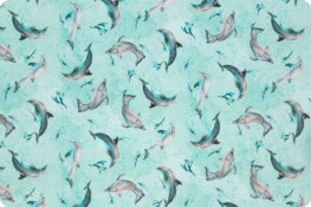 Shannon - PRINT CUDDLE FLIPPER - 58/60" Cuddle Fabric-by-the-1/2 Yard ...