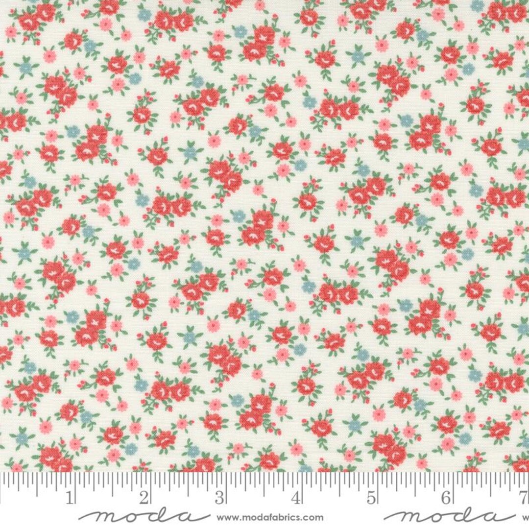 Moda -ROSEMARY COTTAGE - Quilt Fabric by the 1/2 Yard by Camille ...