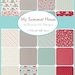 Moda - MY SUMMER HOUSE Kit - Kit by Bunny Hill Designs KIT3040 73" X 82" Fabrics for Quilt Top ...