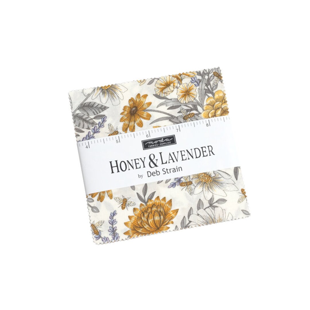 Moda - HONEY & LAVENDER - Quilt Fabric Pre- Cut 5" X 5" by Deb Strain ...