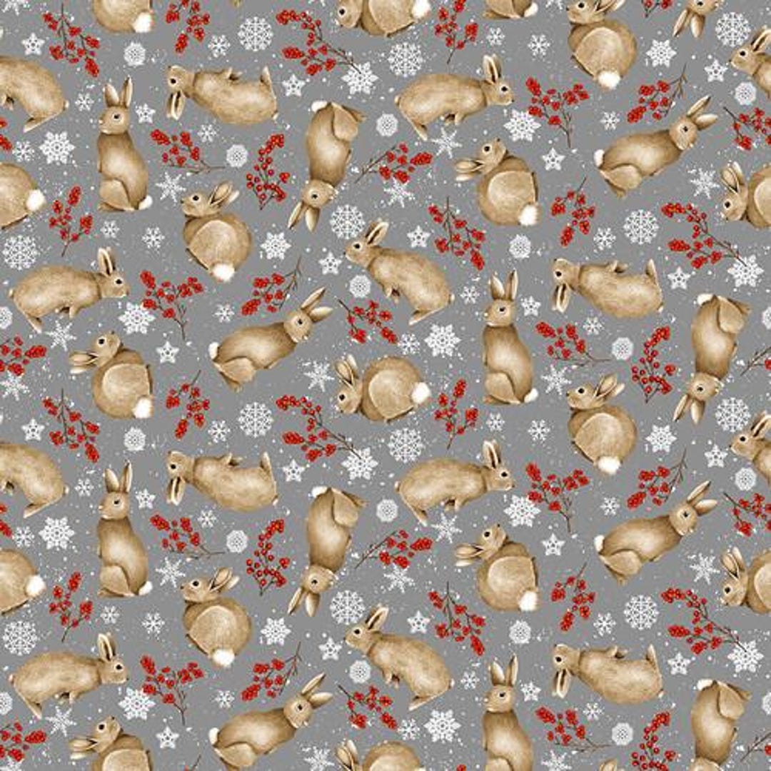 Henry Glass SNOW CREW - Quilt Fabric-by-the-1/2 Yard by Barbara ...