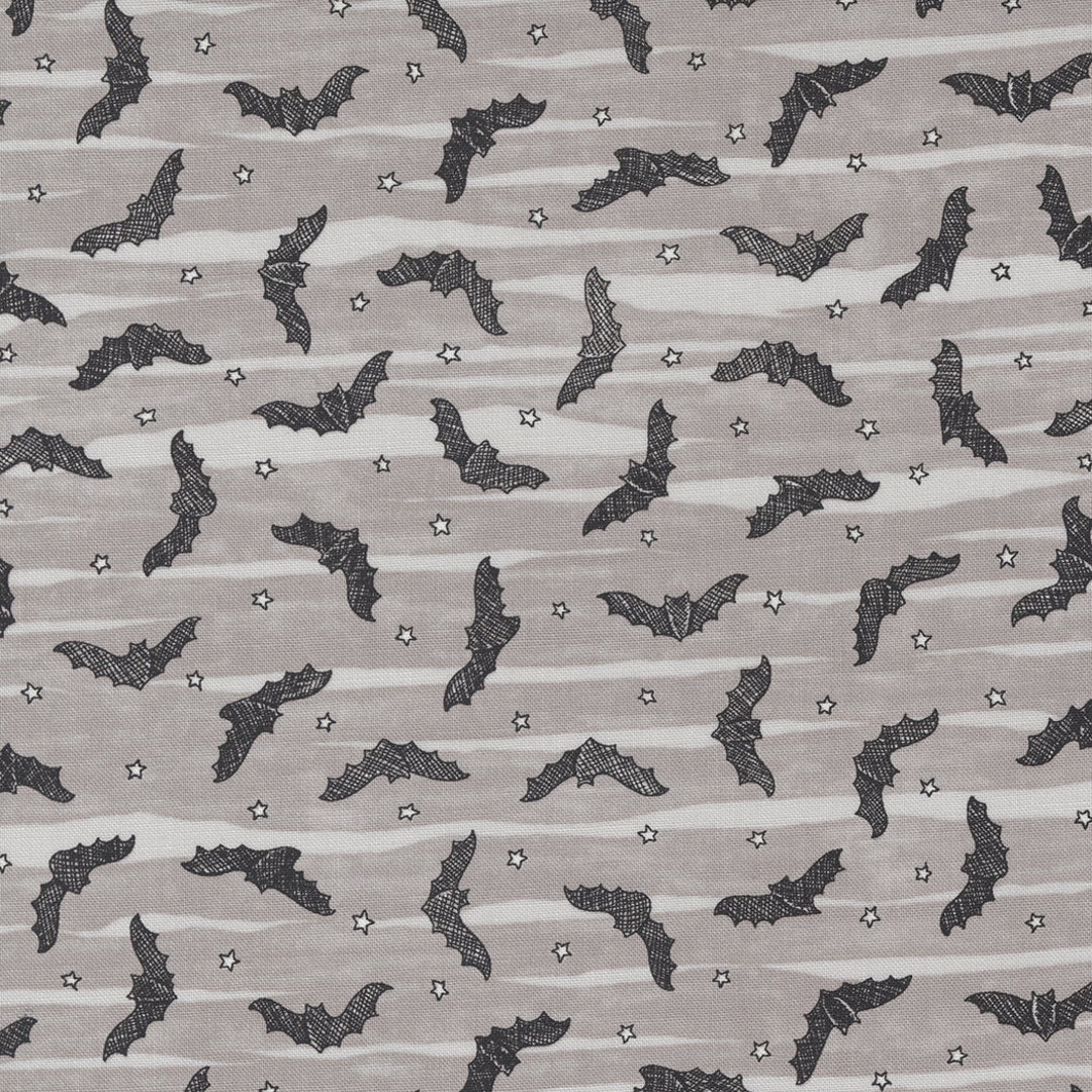 Moda Fabrics - GHOSTLY GREETINGS - Quilt Fabric-by-the-1/2 Yard by ...