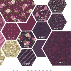 Moda Fabrics WILD MEADOW Quilt Fabric-by-the-1/2 Yard by Sweetfire Road ...