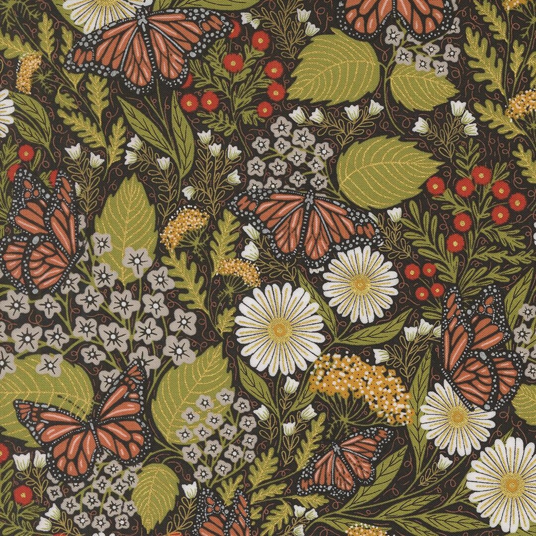 Moda - BEE GARDEN - Quilt Fabric-by-the-1/2 Yard by Gingiber 48412 21M ...