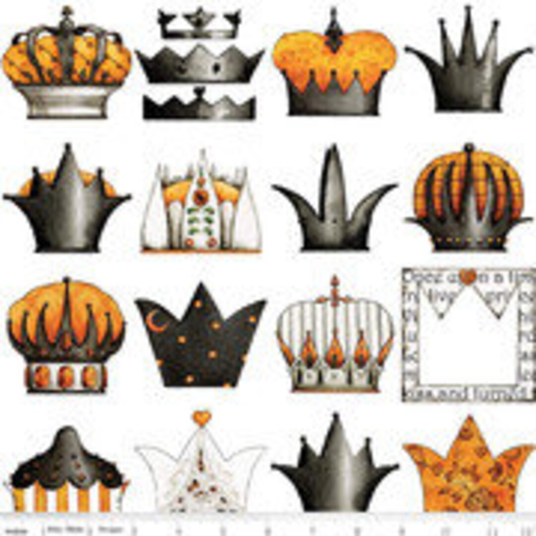 Riley Blake - QUEEN of WEEN - Quilt Fabric-by-the-1/2 Yard by Janet ...
