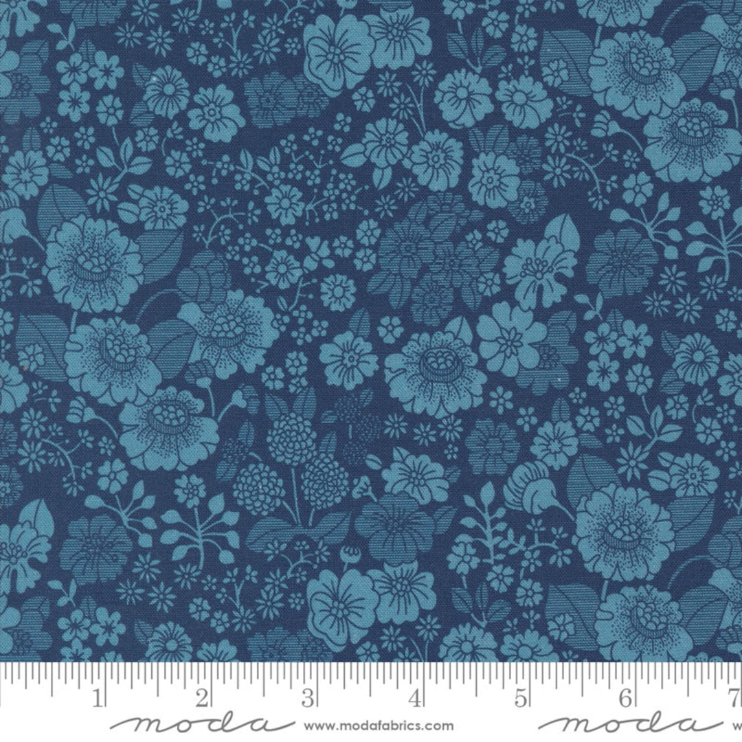 Moda-chelseas GARDEN -quilt Fabric-by-the-1/2yard Bymoda 33745 12LW ...