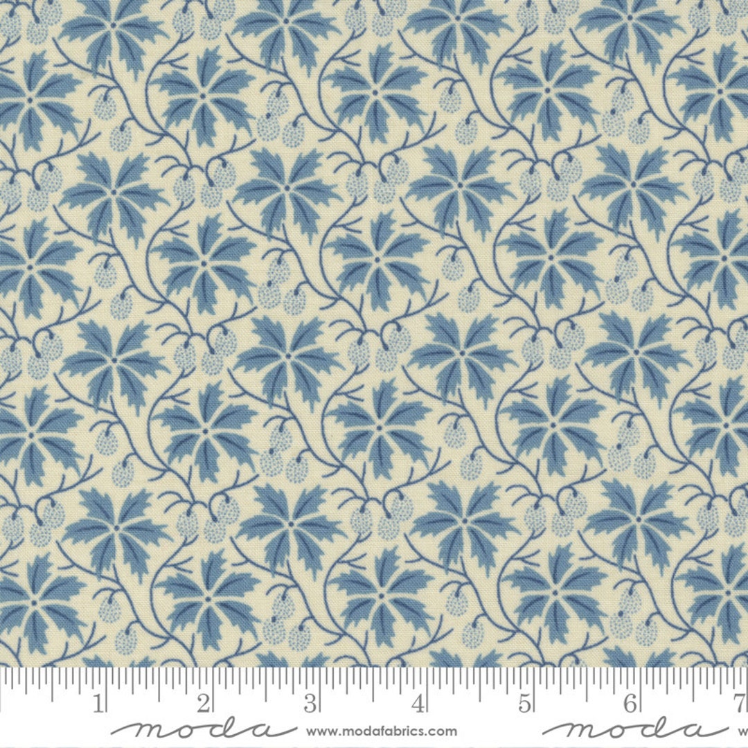 Moda Fabrics BLEU DE FRANCE Quilt Fabric-by-the-1/2 Yard by French ...