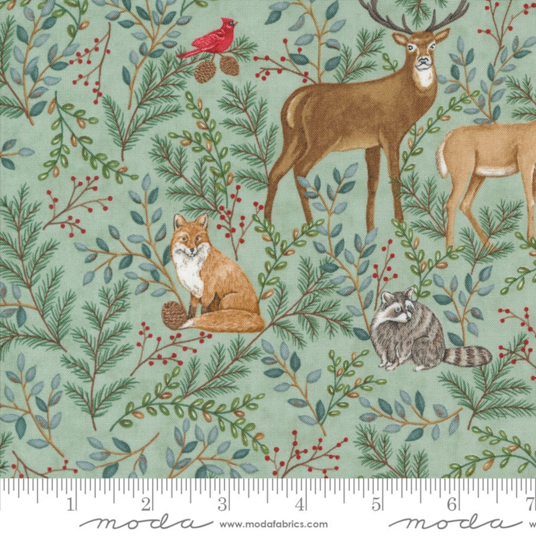 Moda - WOODLAND WINTER - Quilt Fabric-by-the-1/2 Yard by Deb Strain ...