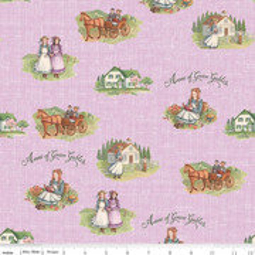 Riley Blake- ANNE of GREEEN GABLES -fabric-by-the-1/2 Yard by Riley ...