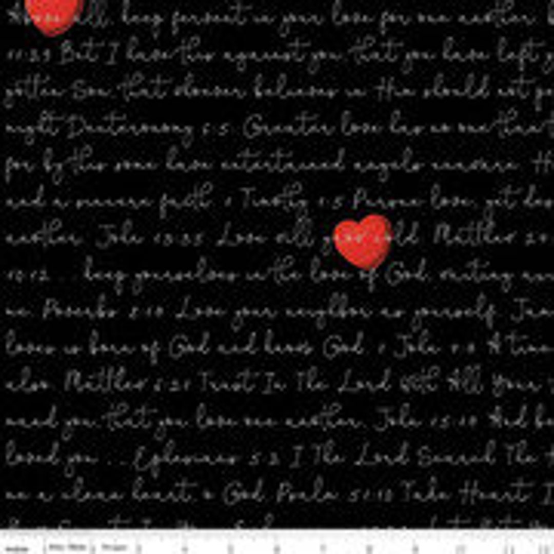 Riley Blake- ALL MY HEART -fabric-by-the-1/2 Yard by Riley Blake C14139 ...