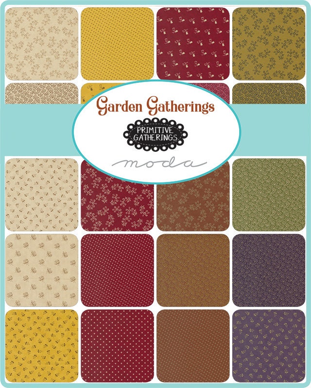 Moda - GARDEN GATHERINGS - Quilt Fabric-by-the-fat Quarters by ...
