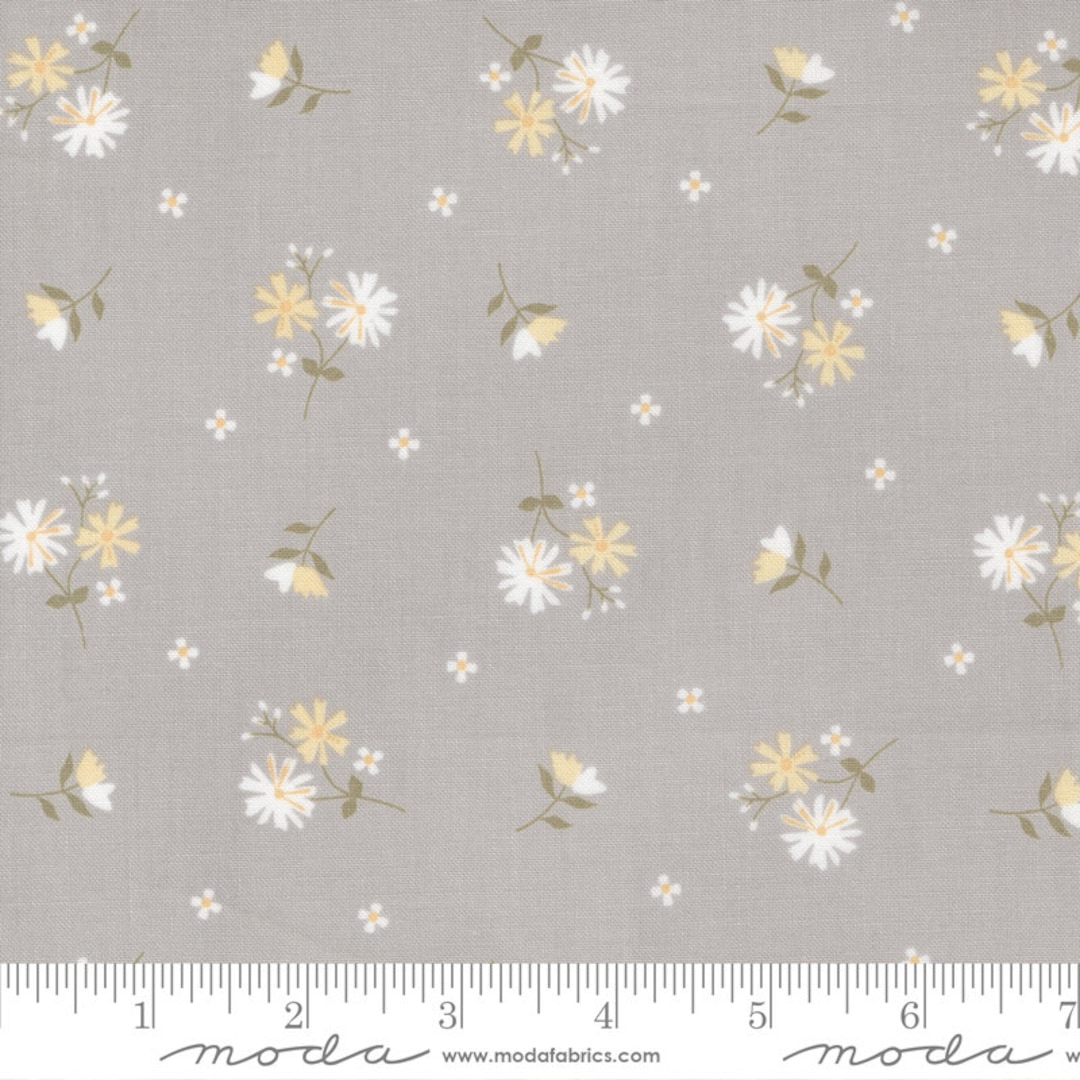 Moda Fabrics - BUTTERCUP & SLATE - 29153 16 Quilt Fabric-by-the-1/2 ...