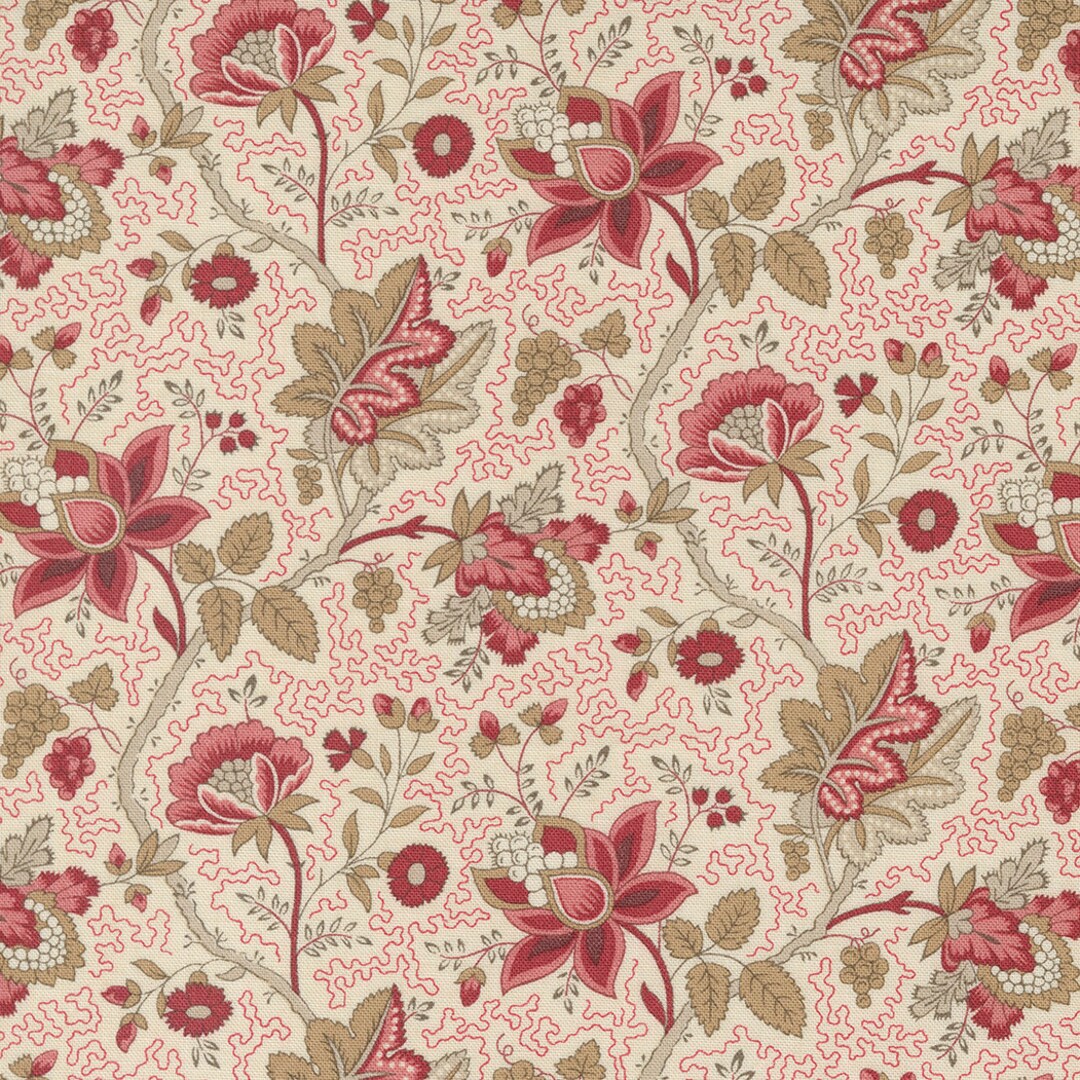 Moda - CHATEAU DE CHANTILLY - Quilt Fabric-by-the-1/2 Yard French ...