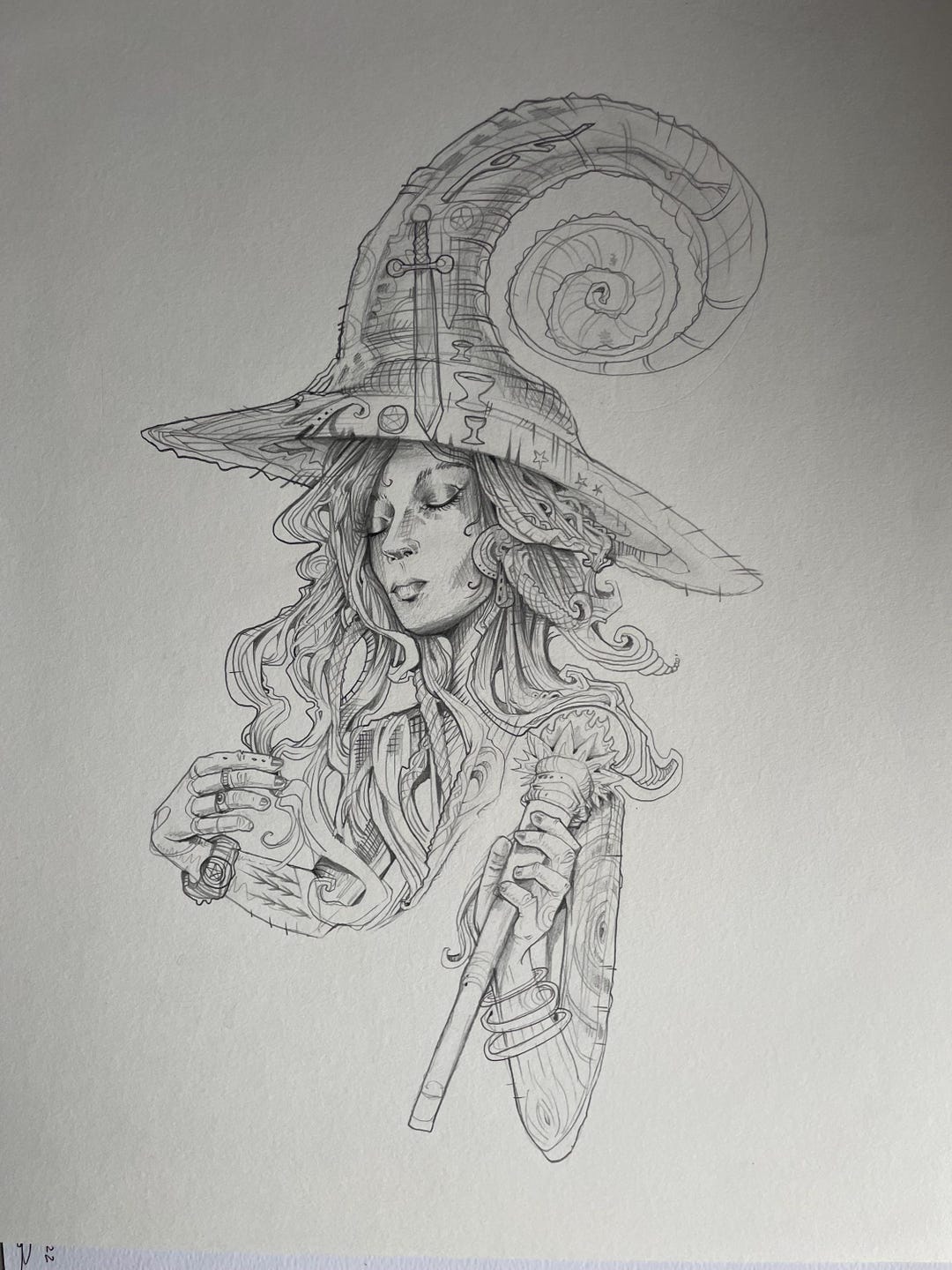 Ambrosia - Original - Wall Art - Witches - Boho - Witch - Magic - Tarot ...