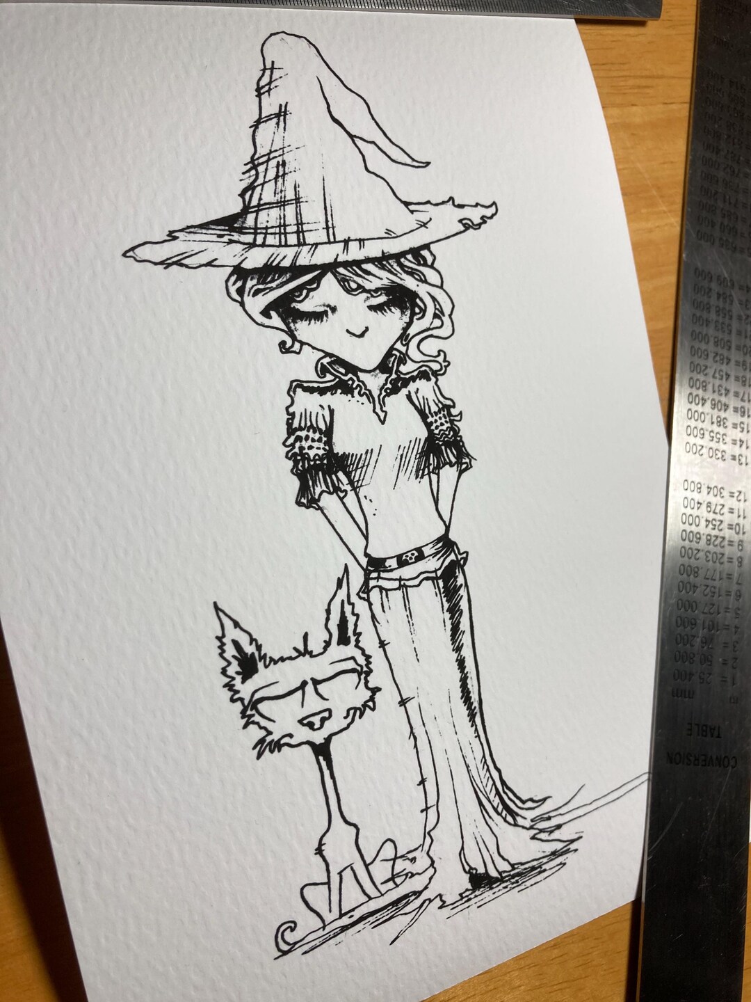 Lil Witch - Witches - Hand Drawn Art - Boho - Witch - Magic - Tarot ...