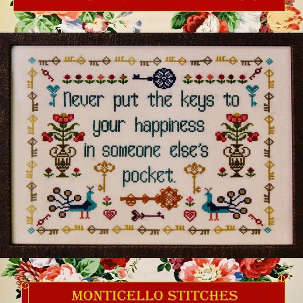 Keys Cross Stitch - Etsy