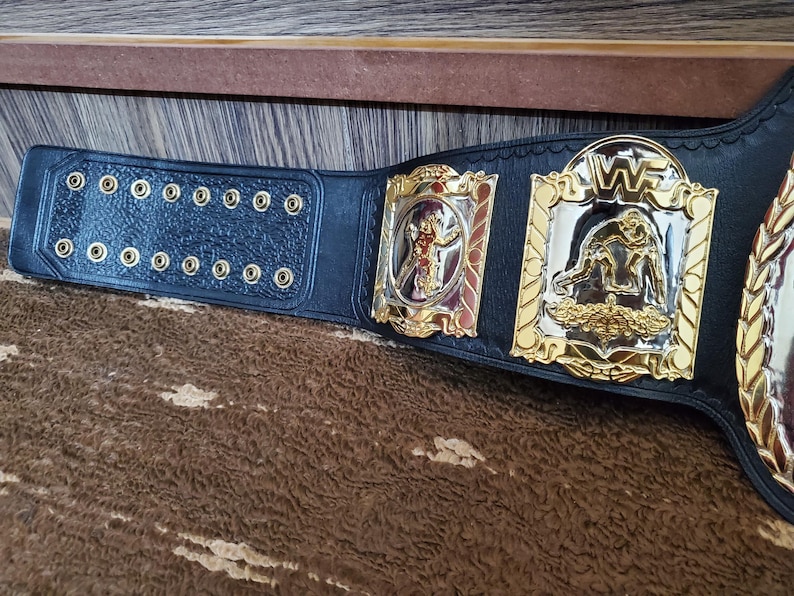 WWF Block Logo Classic World Tag Team Wrestling Championship Belt - Etsy