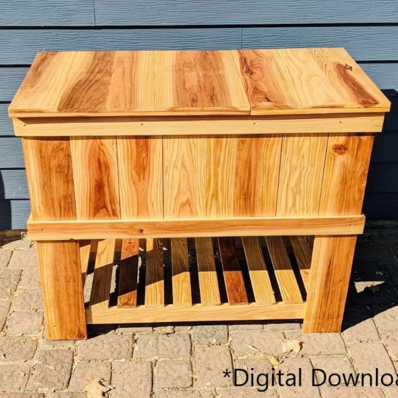 Cooler Wood Stand - Etsy