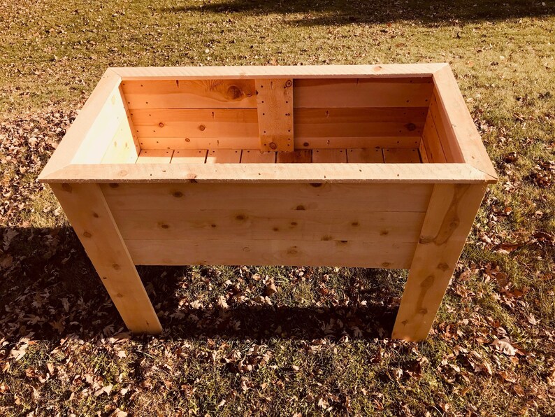 DIY Cedar Planter Box Woodworking Plans - Etsy