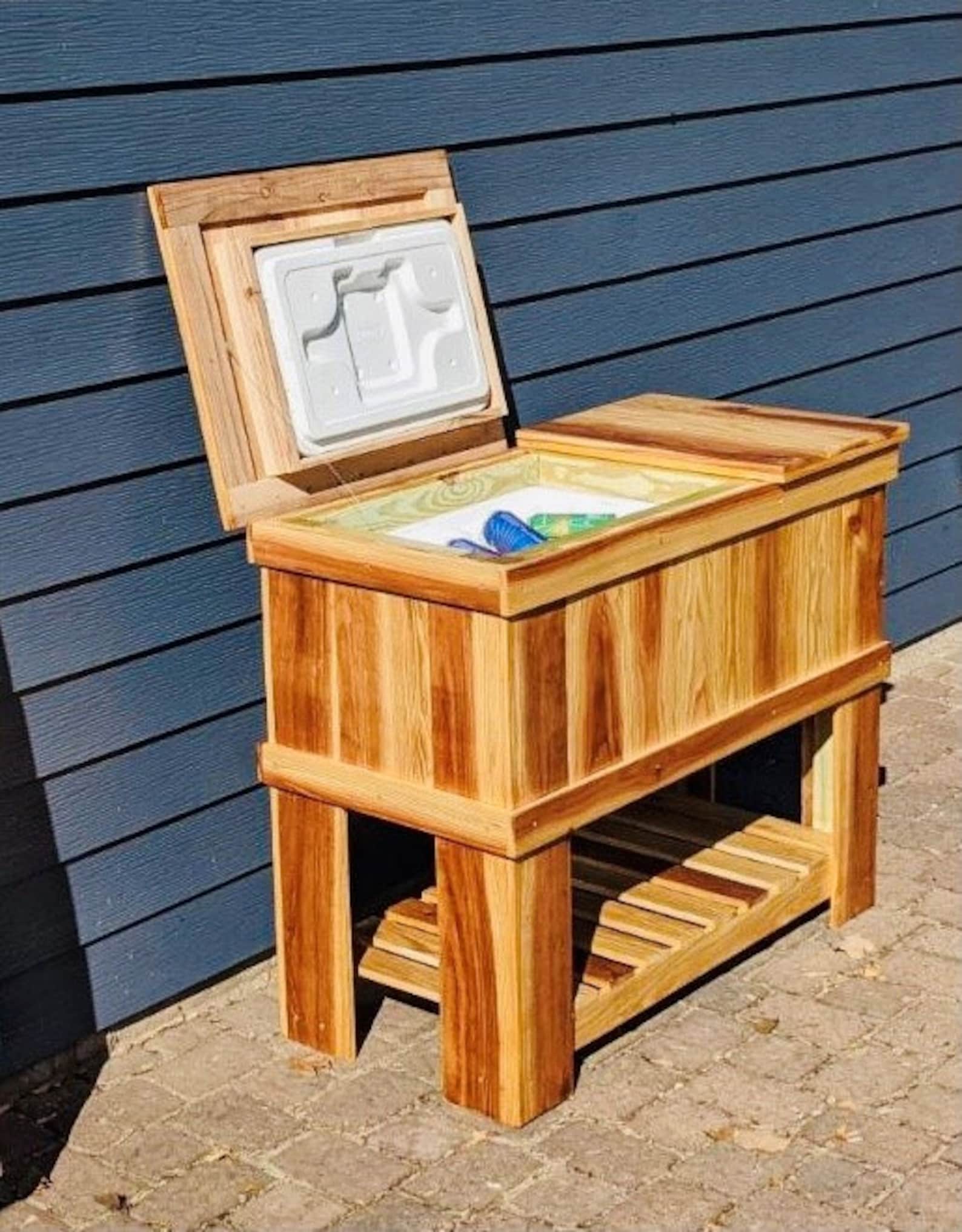 DIY Cooler Box Woodworking Plans - Etsy