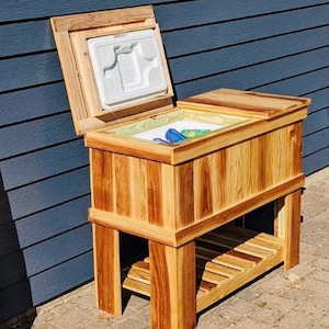 DIY Cooler Box Woodworking Plans - Etsy