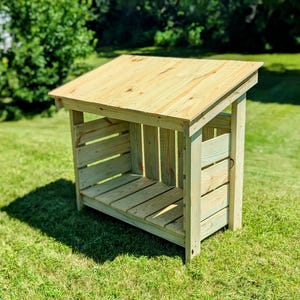 DIY Small Firewood Rack Woodworking Plans - Etsy