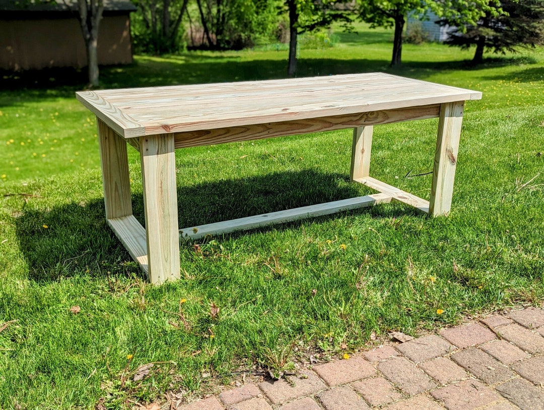 DIY Patio Table Woodworking Plans - Etsy