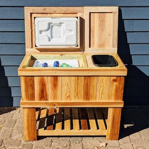 DIY Cooler Box Woodworking Plans - Etsy
