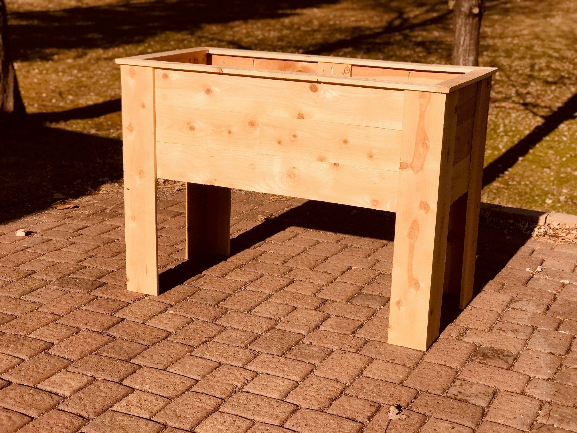 DIY Cedar Planter Box Woodworking Plans - Etsy