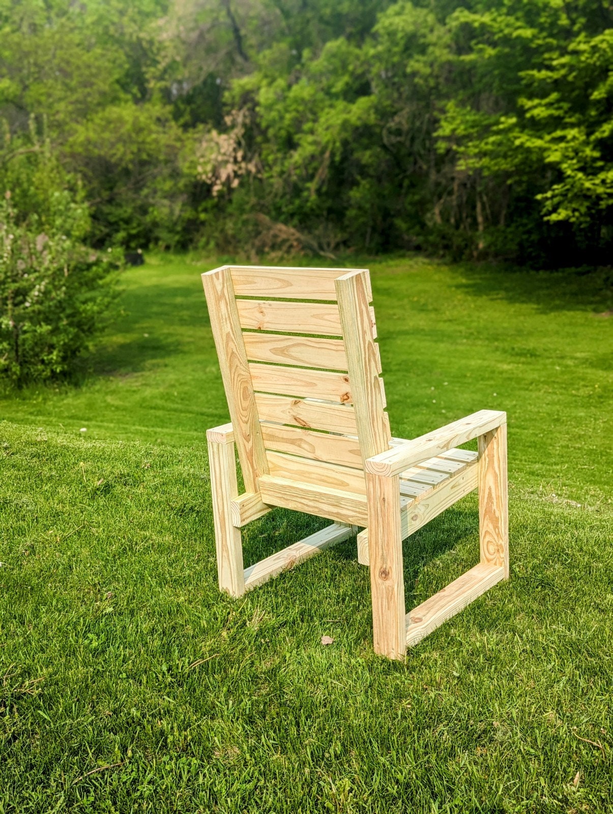 DIY Patio Chair Woodworking Plans - Etsy