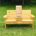 DIY Double Bench With Cooler Storage Woodworking Plans - Etsy