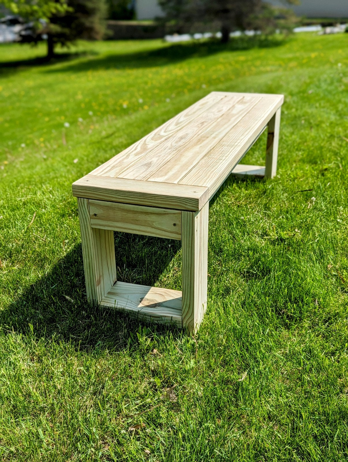 Easy DIY Patio Bench Woodworking Plans - Etsy