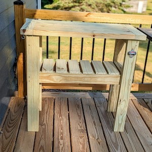 Easy DIY Grill Side Table Woodworking Plans - Etsy