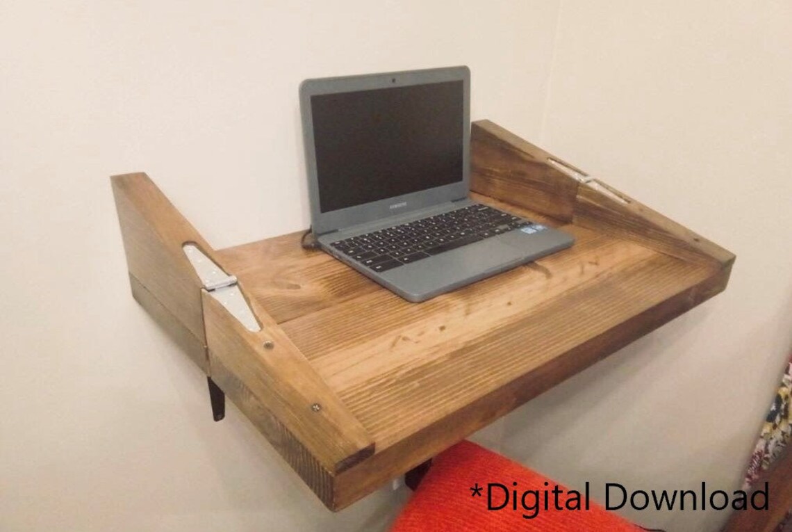 DIY Folding Desk Woodworking Plans - Etsy UK