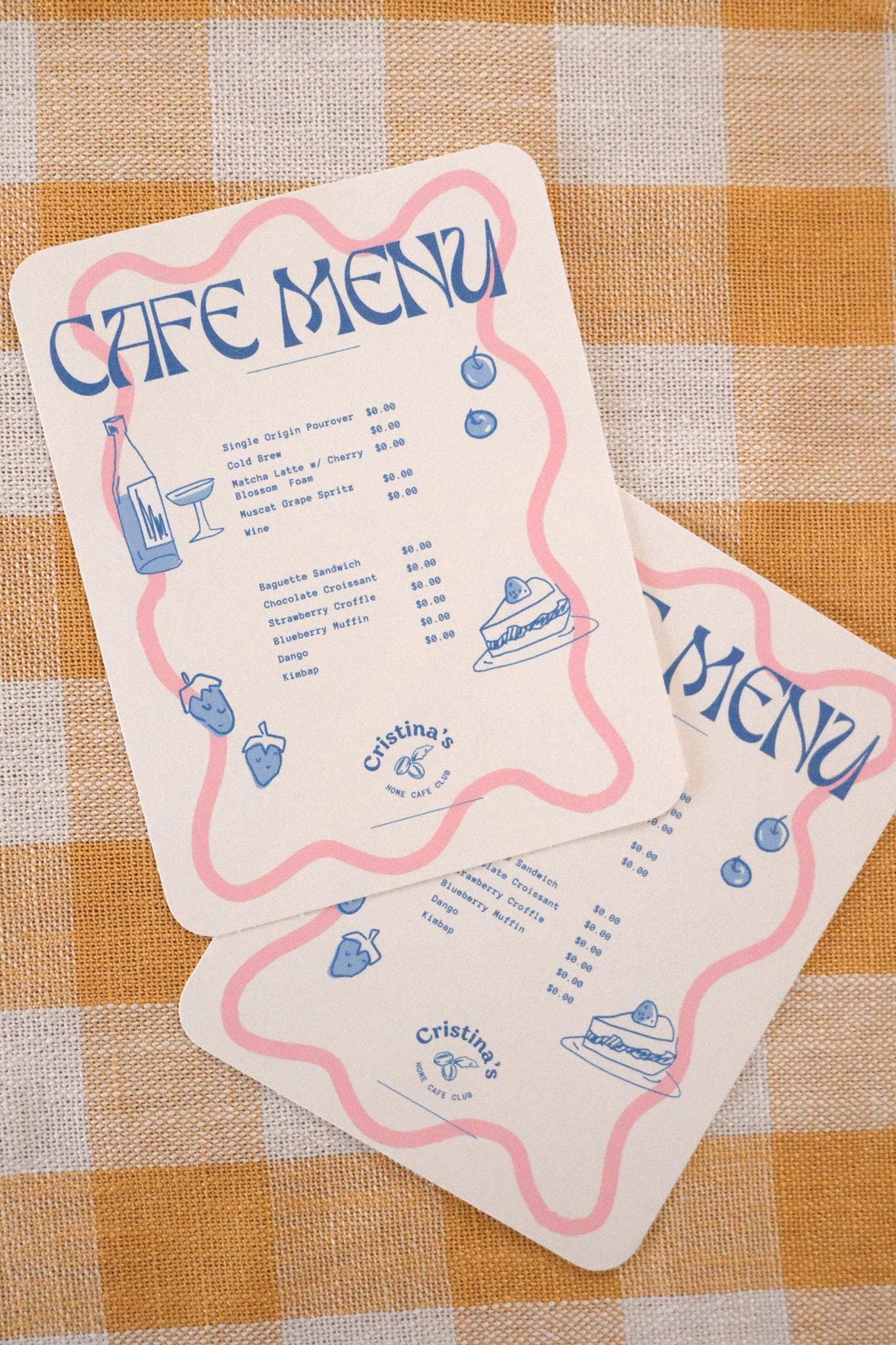 Cozy Cottagecore Cafe Menu Template - Etsy