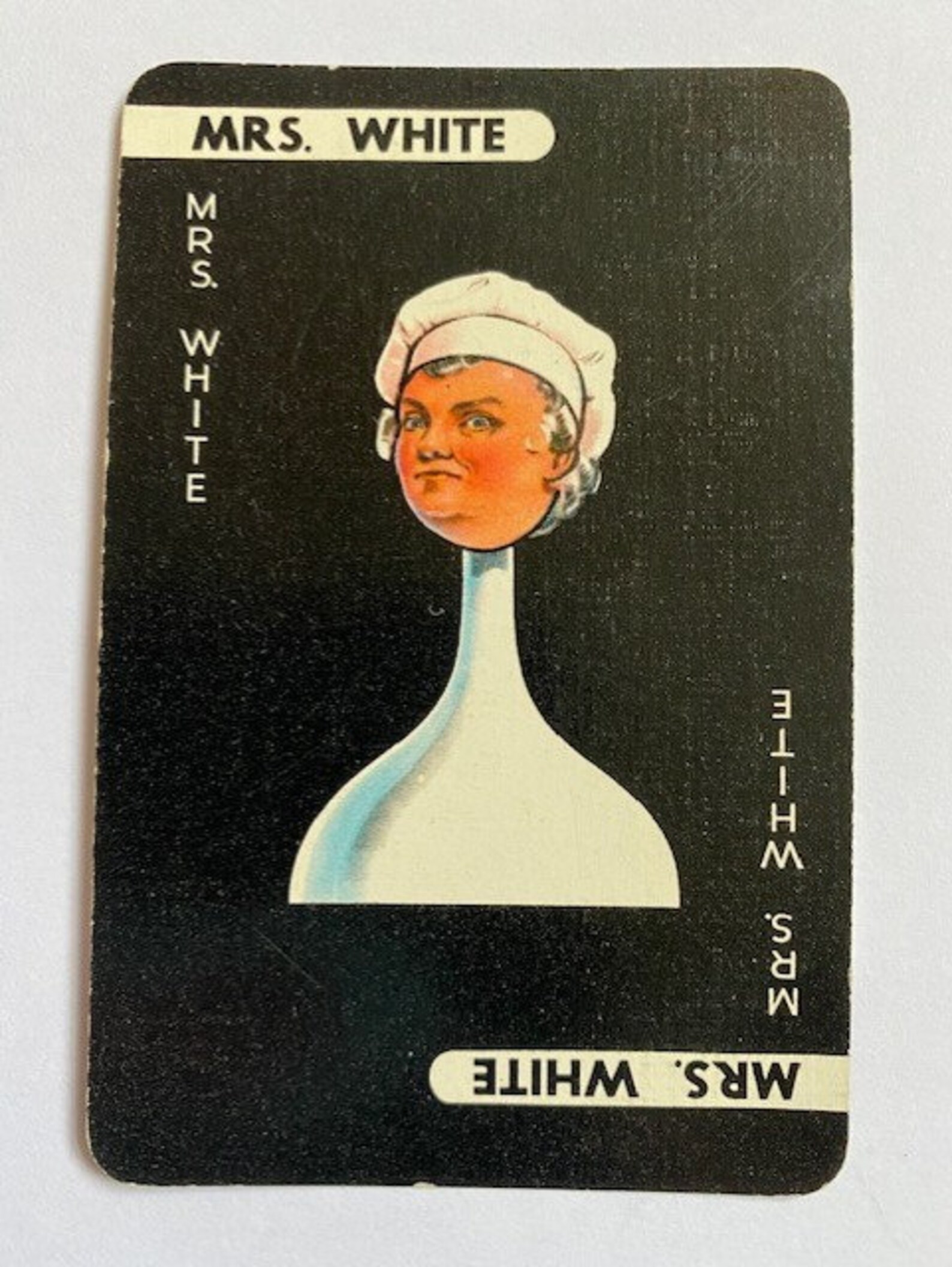 Cluedo 1980's Mrs White Card | Etsy