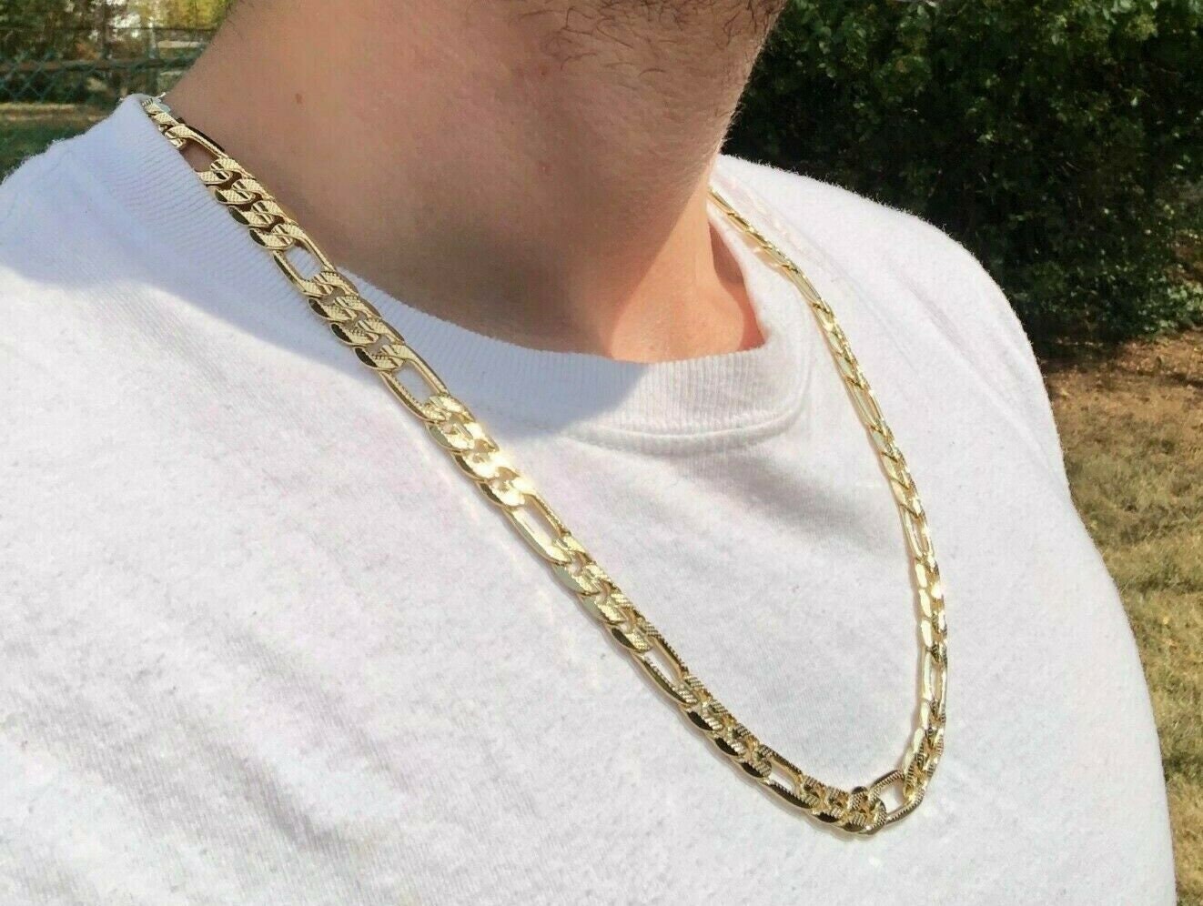 14k 24 Yellow Gold 10mm Cuban Chain - Etsy